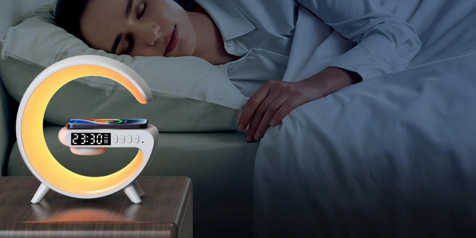 Gshapedlamp.com | G-Shaped Wireless Charger LED Lamp